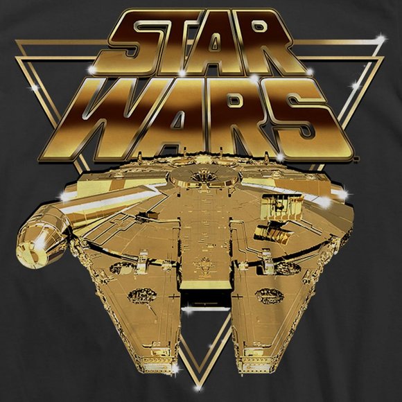 Fifth Sun | Shirts | Star Wars Rebel Gold Millennium Falcon Tshirt ...